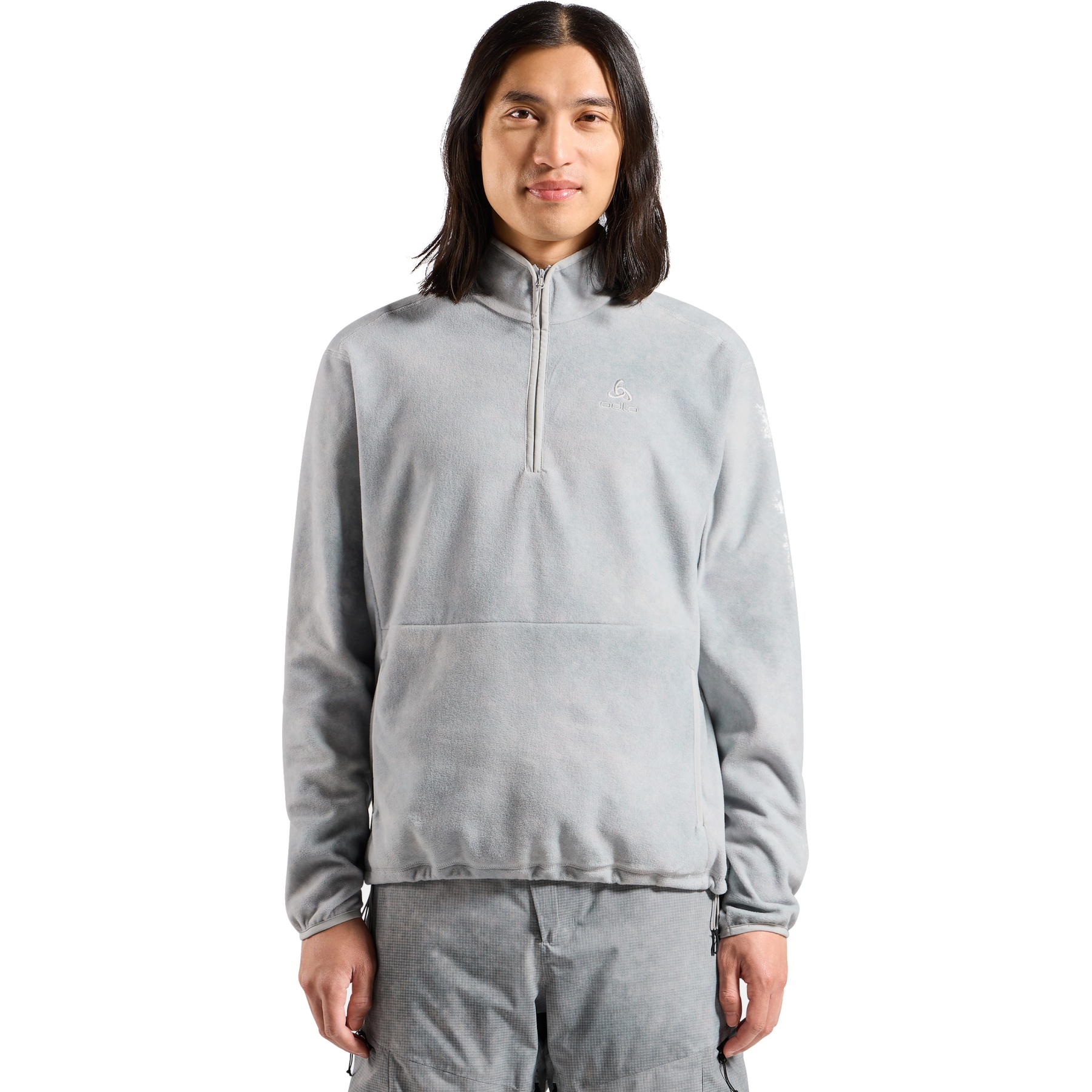 Odlo X Pow Collective Voices Half-Zip Mid Layer Men - odlo silver grey ...
