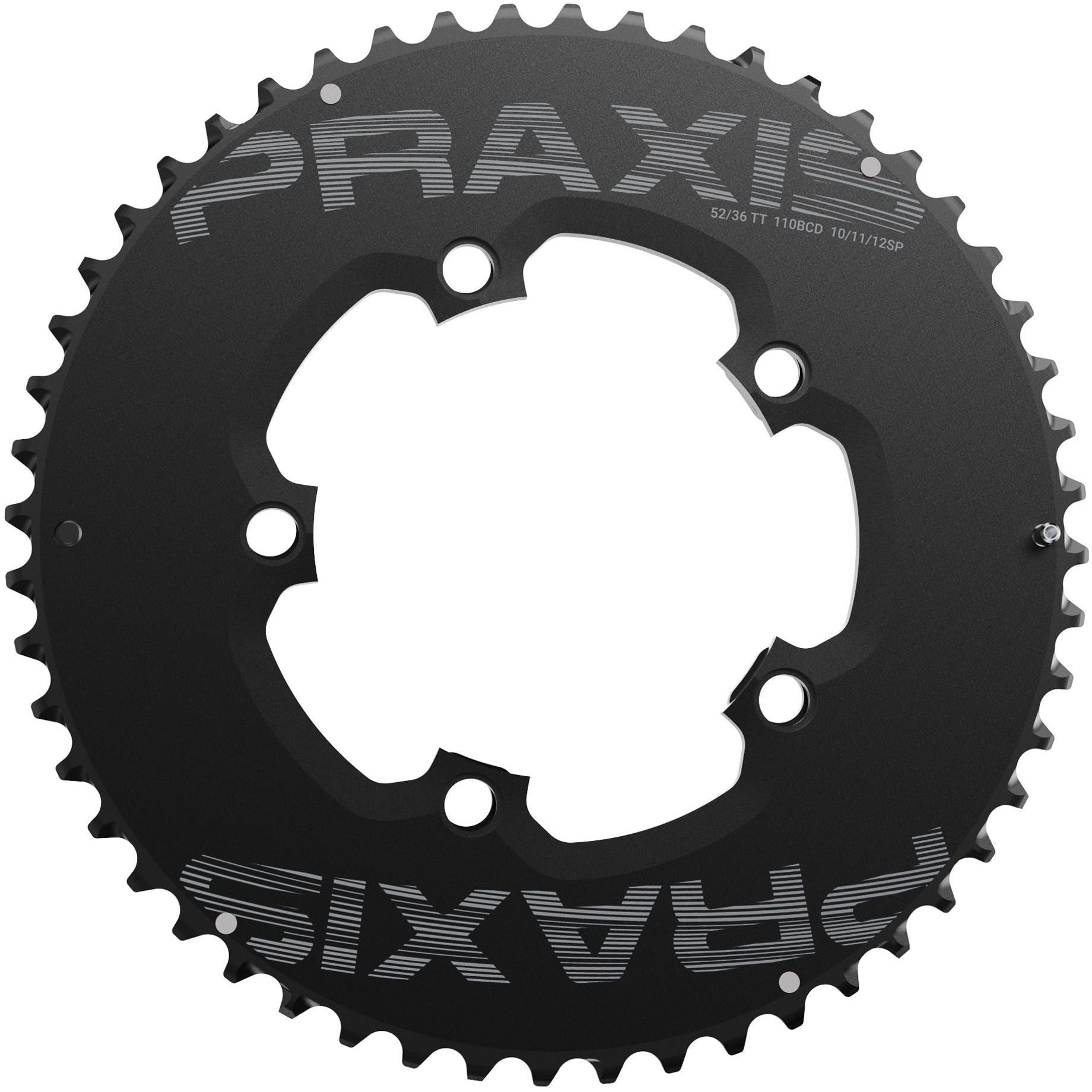 Praxis Works TT/Aero Chainring Set - Road | 5x BCD 110mm | 2x 10/11/12 ...