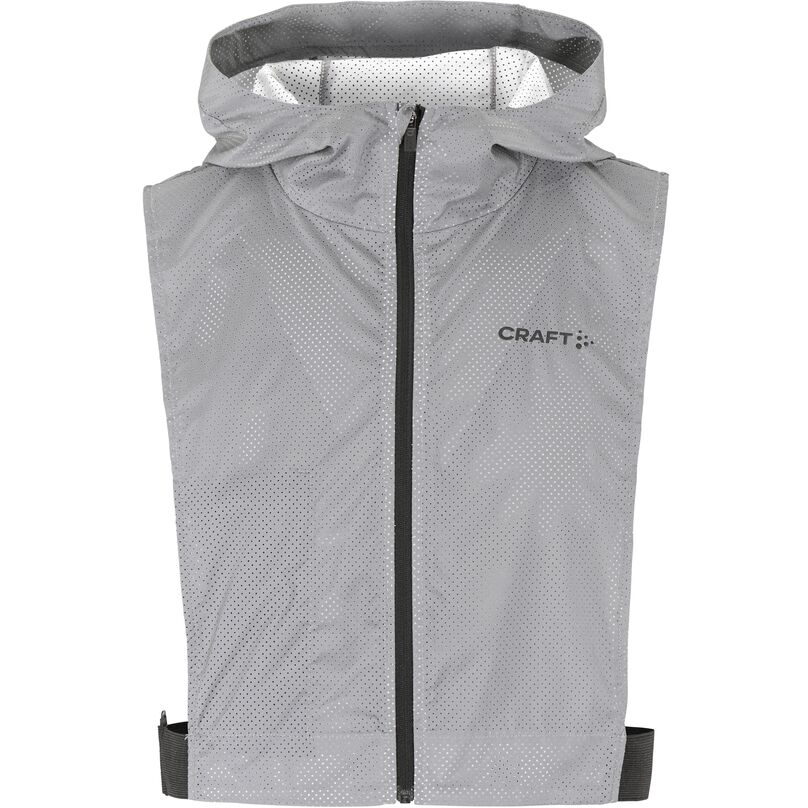 CRAFT ADV Lumen Short Running Vest Unisex - Silver Reflective | BIKE24