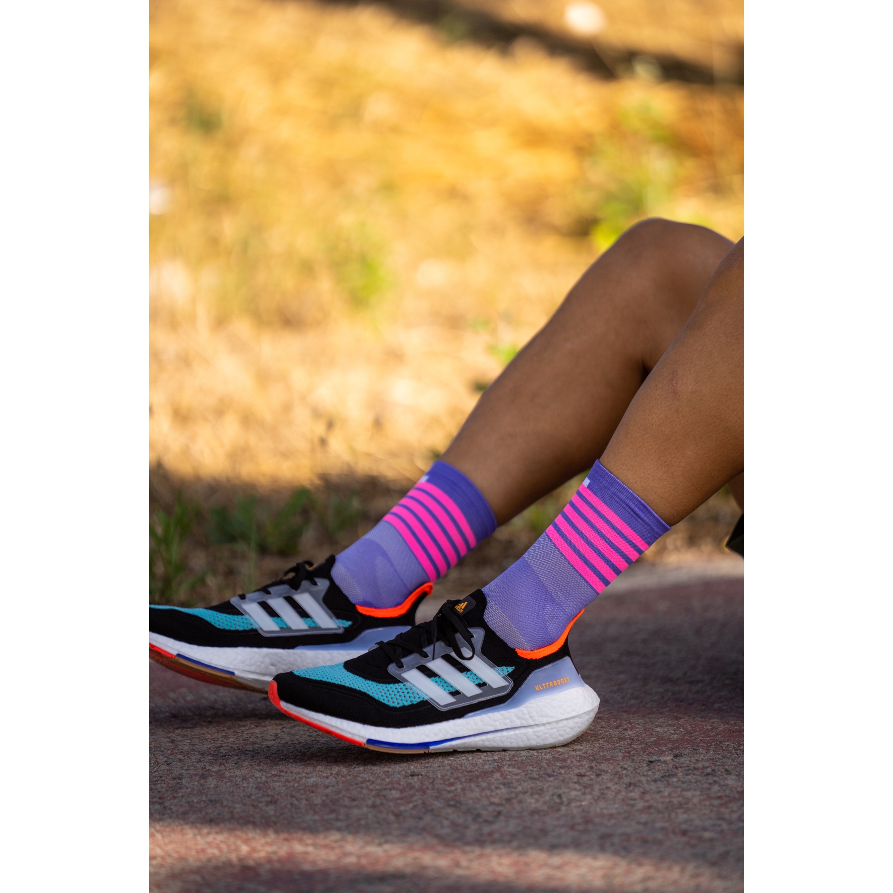 SPORCKS Triathlon Socks Red Air Purple