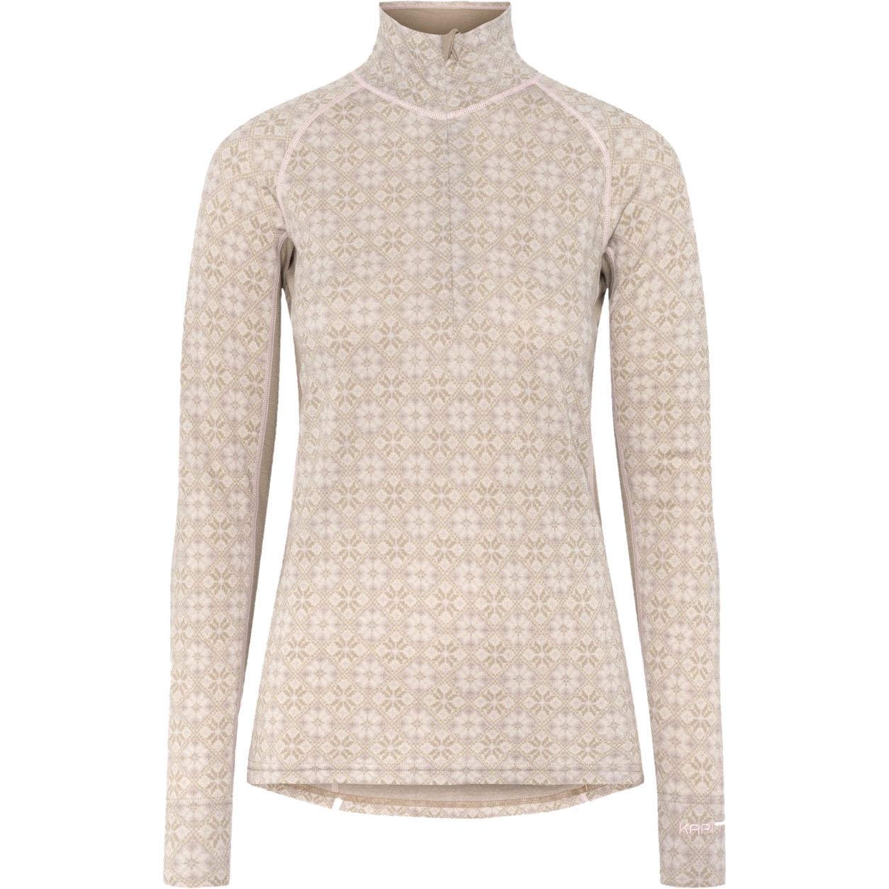 Kari Traa Rose Light Half Zip Baselayer Women - mocha | BIKE24