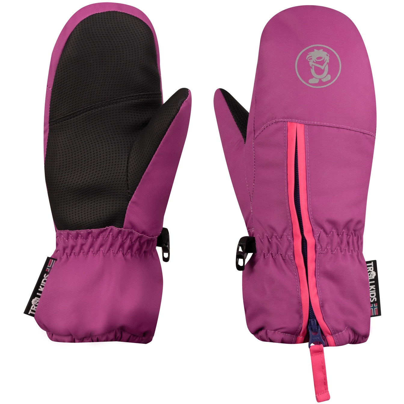 Trollkids Troll Fäustlinge Kinder - Bright Berry/Light Magenta | BIKE24