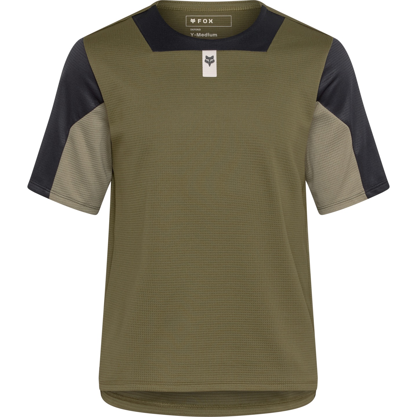 FOX Defend MTB Short Sleeve Jersey Youth - olive green | BIKE24
