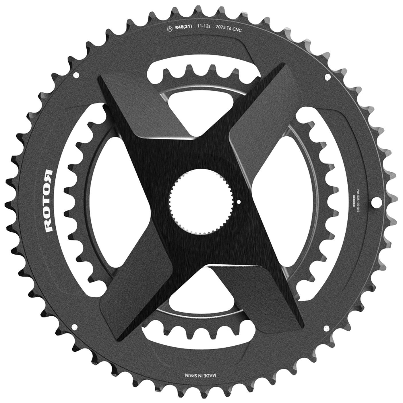 Rotor Kettenblattset - Direct Mount | Universal Tooth | 2x 11/12s | rund