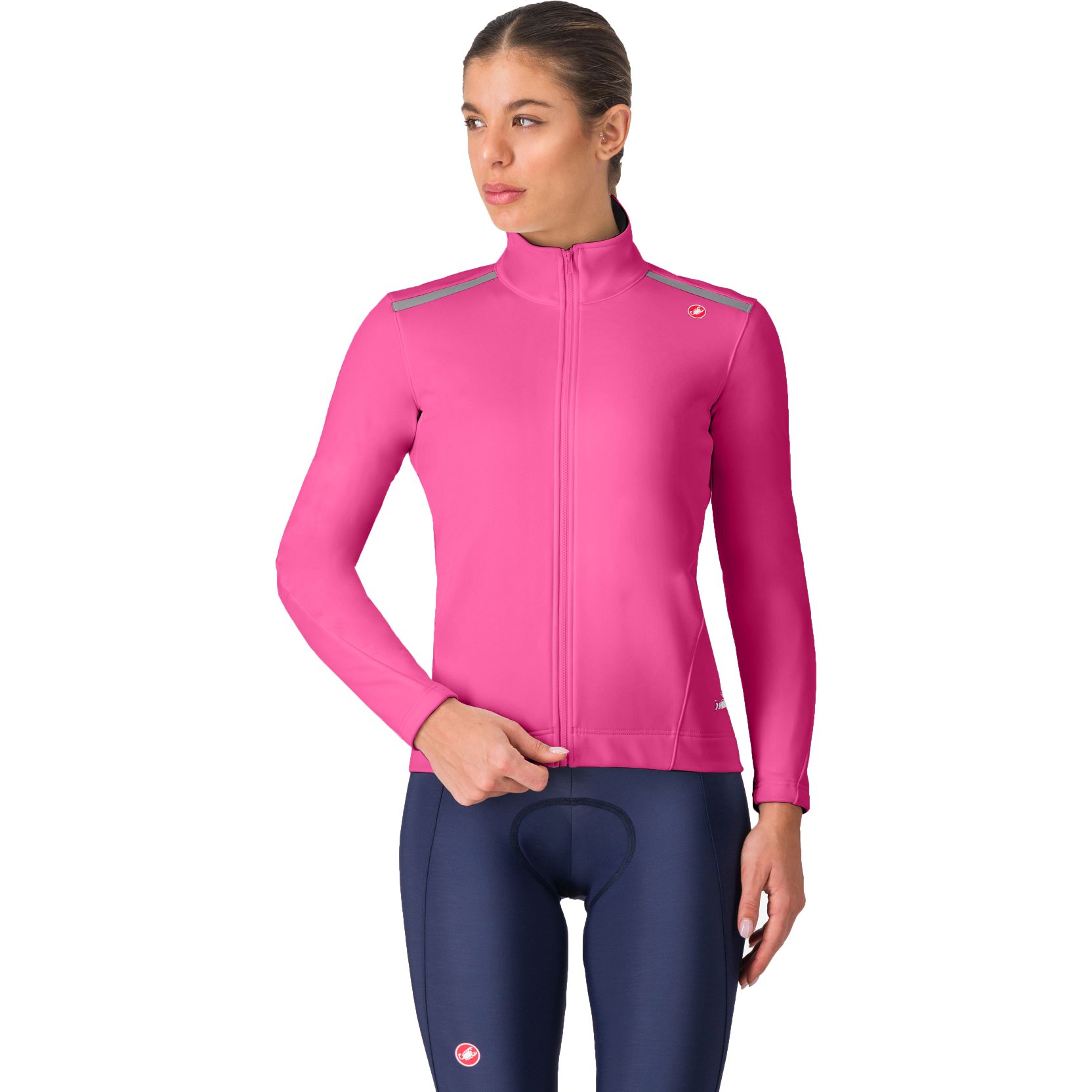 Castelli Espresso Air Jacke Damen - violet pink 563 | BIKE24