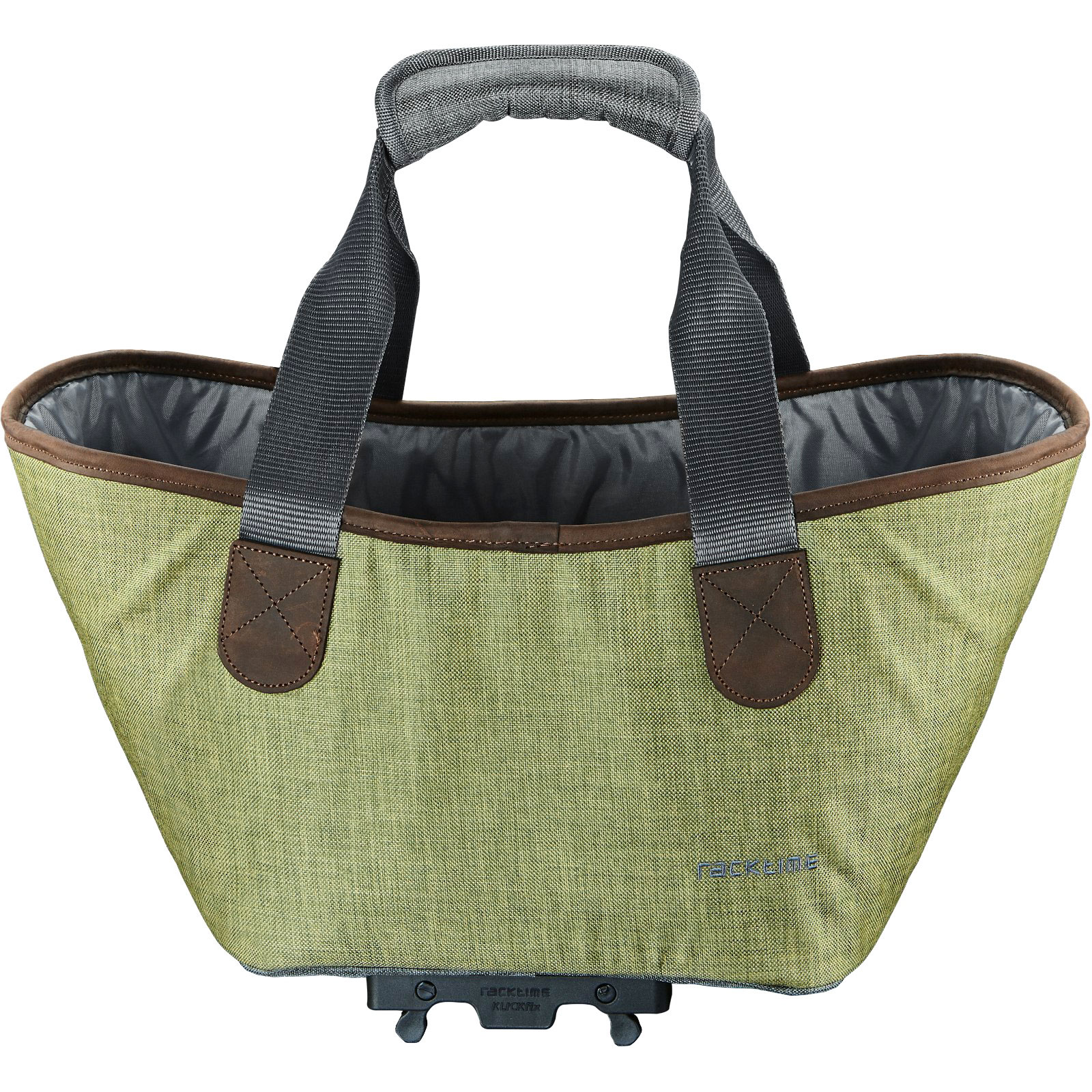 Racktime Borsa da spesa por Portapacchi - Agnetha 15L - peat bog green ...