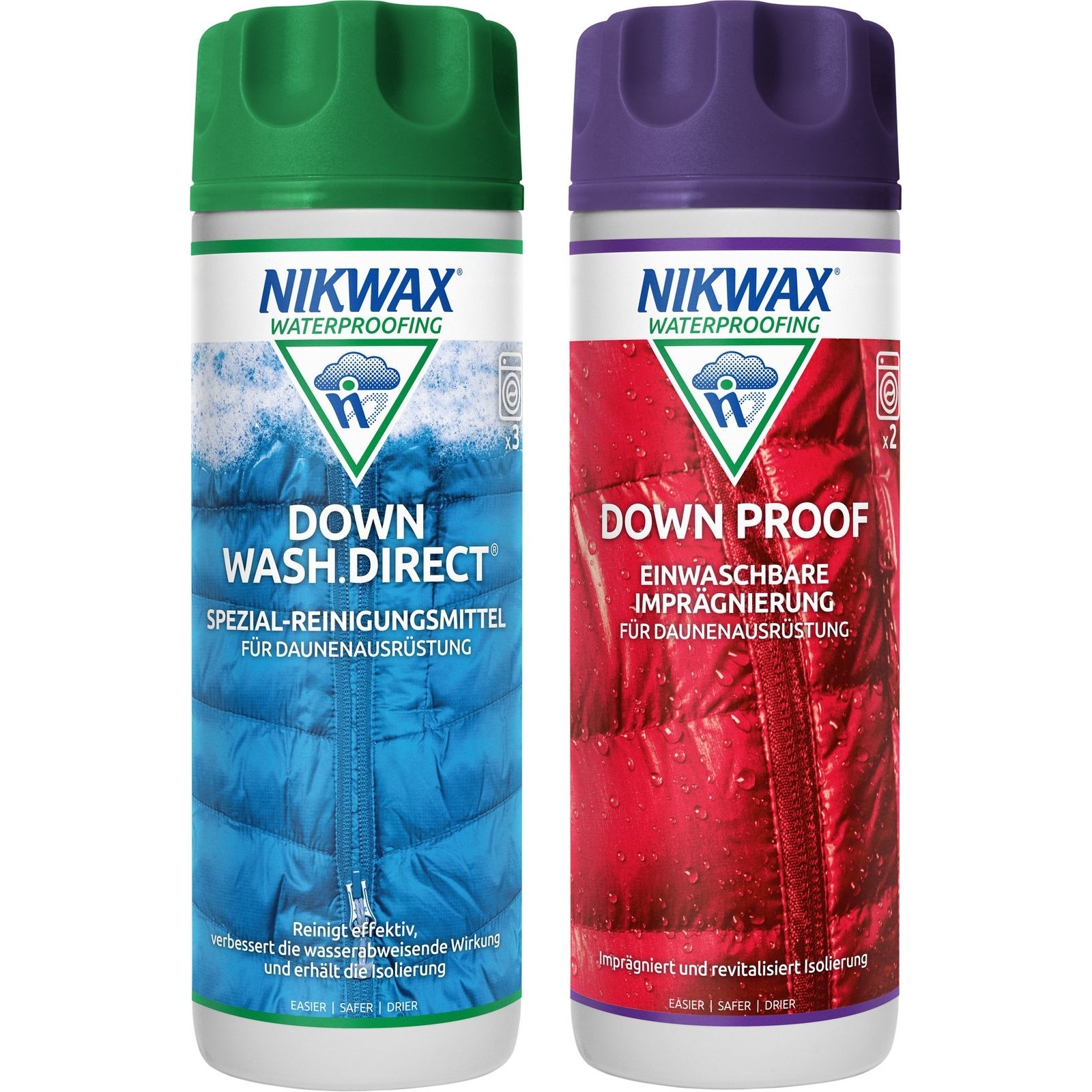 Nikwax Down Wash Direct Detergent for Down Products + Downproof ...