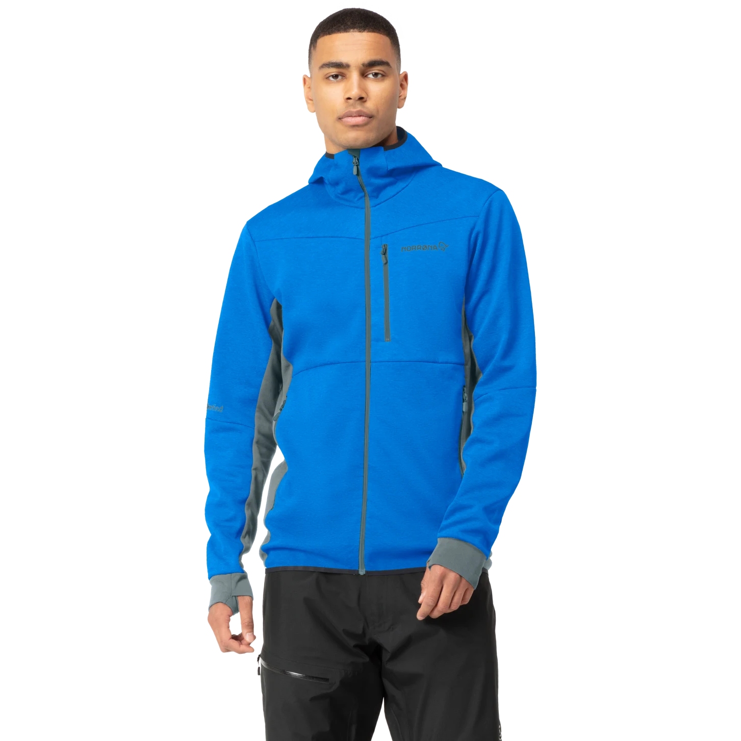 Norrona falketind warm2 Octa Hood Jacket Men - Skydiver | BIKE24