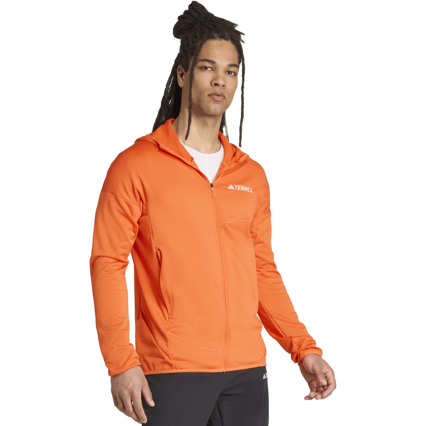 adidas TERREX Xperior CLIMAWARM Light Hooded Fleece Jacket Men - semi ...