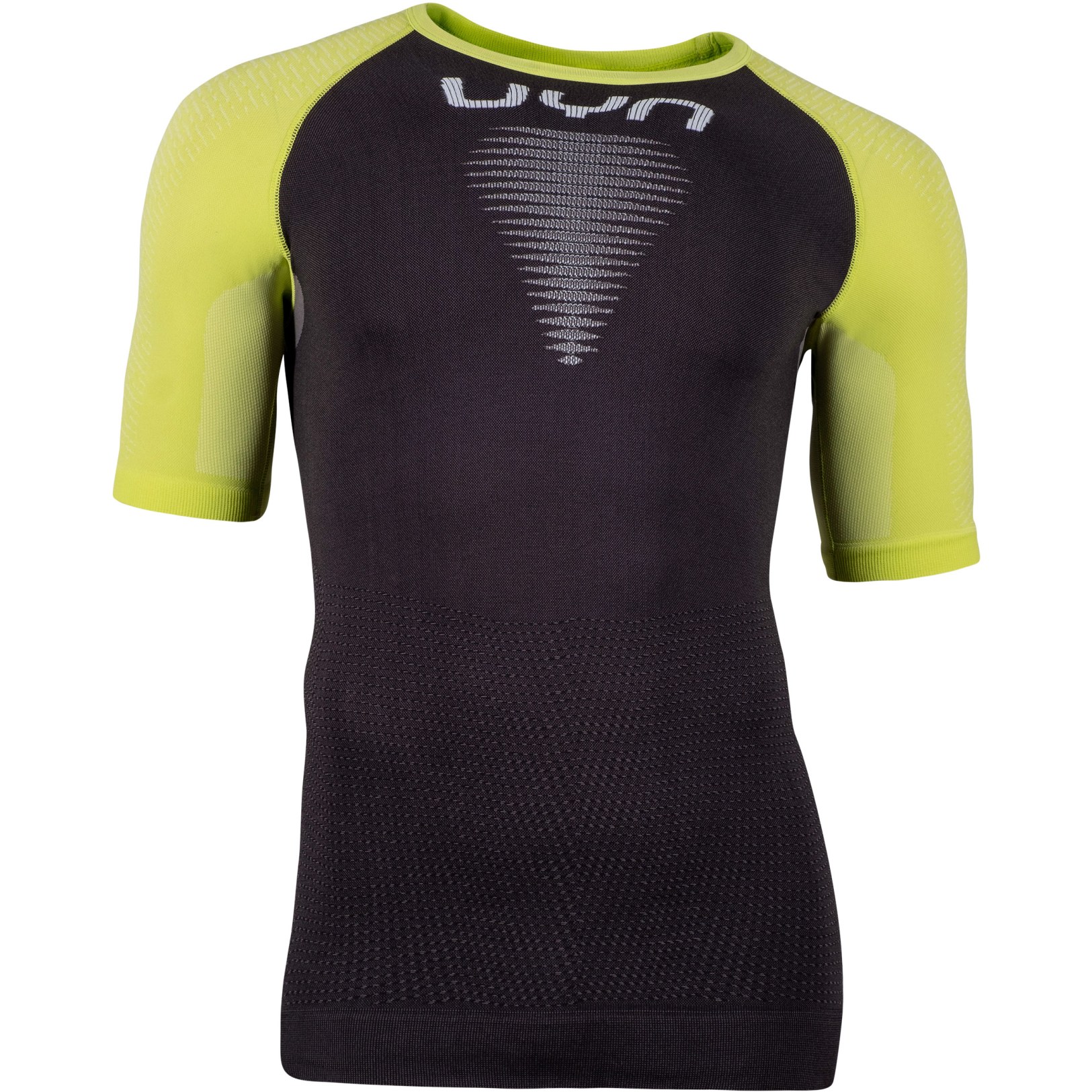 UYN Marathon Running Shirt Men - XXL - charcoal/acid lime/white | BIKE24