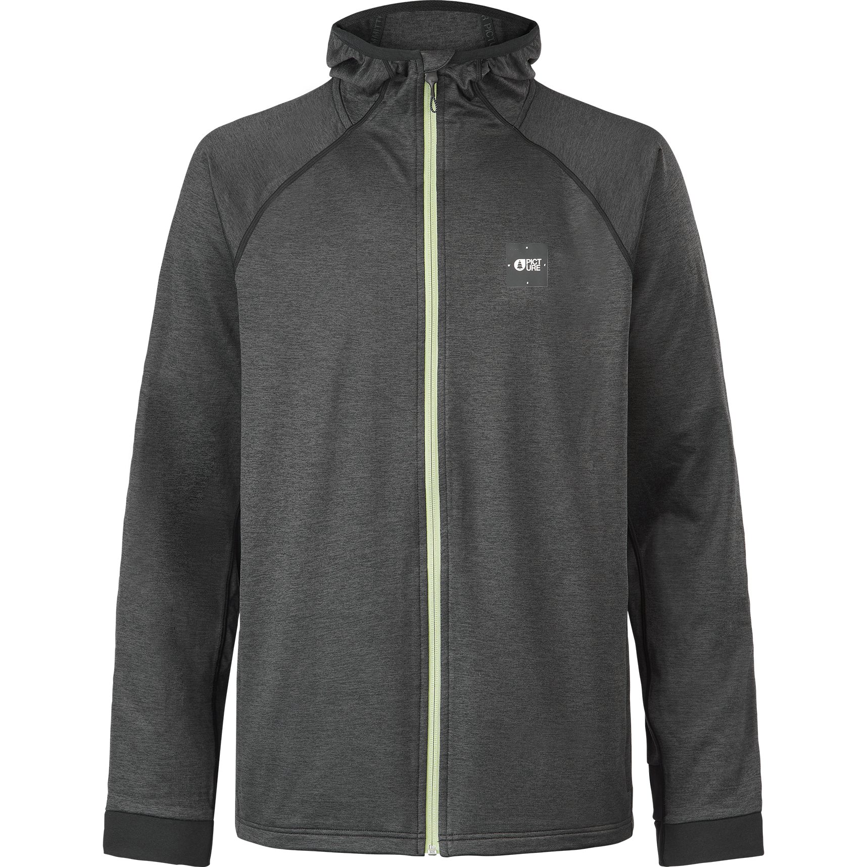 Picture Shari Full Zip Tech Hoodie - Black | BIKE24