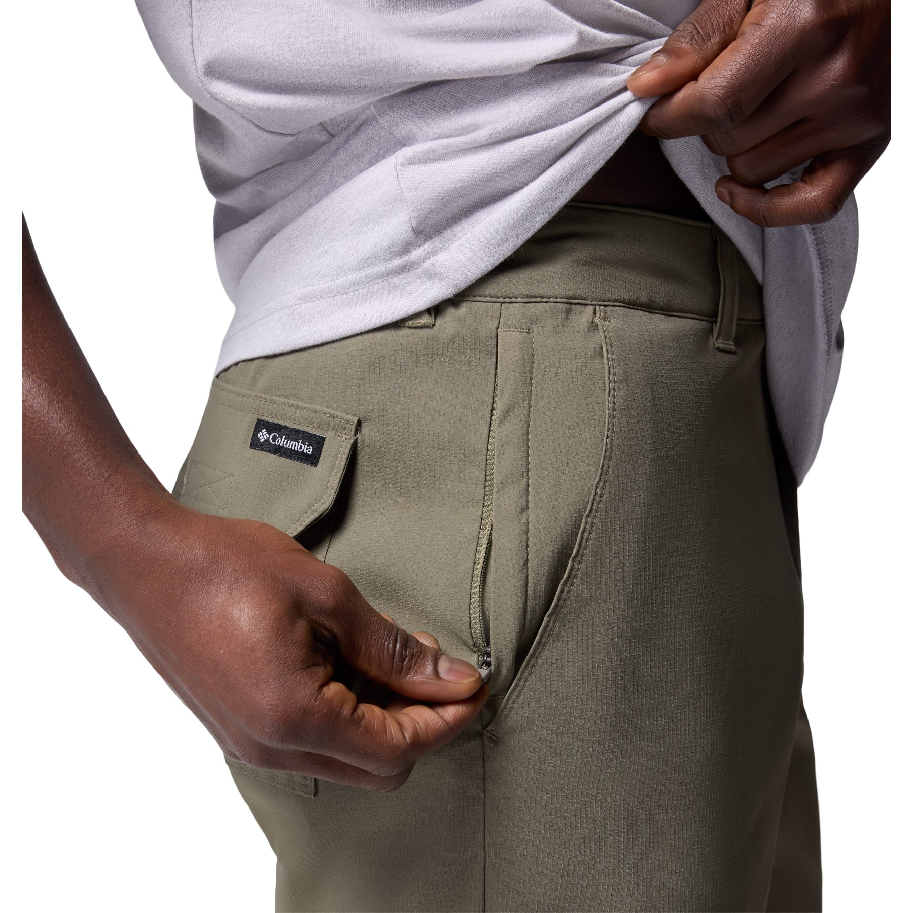 Columbia Tech Trail Utility Shorts Men - Stone Green - Length 9''