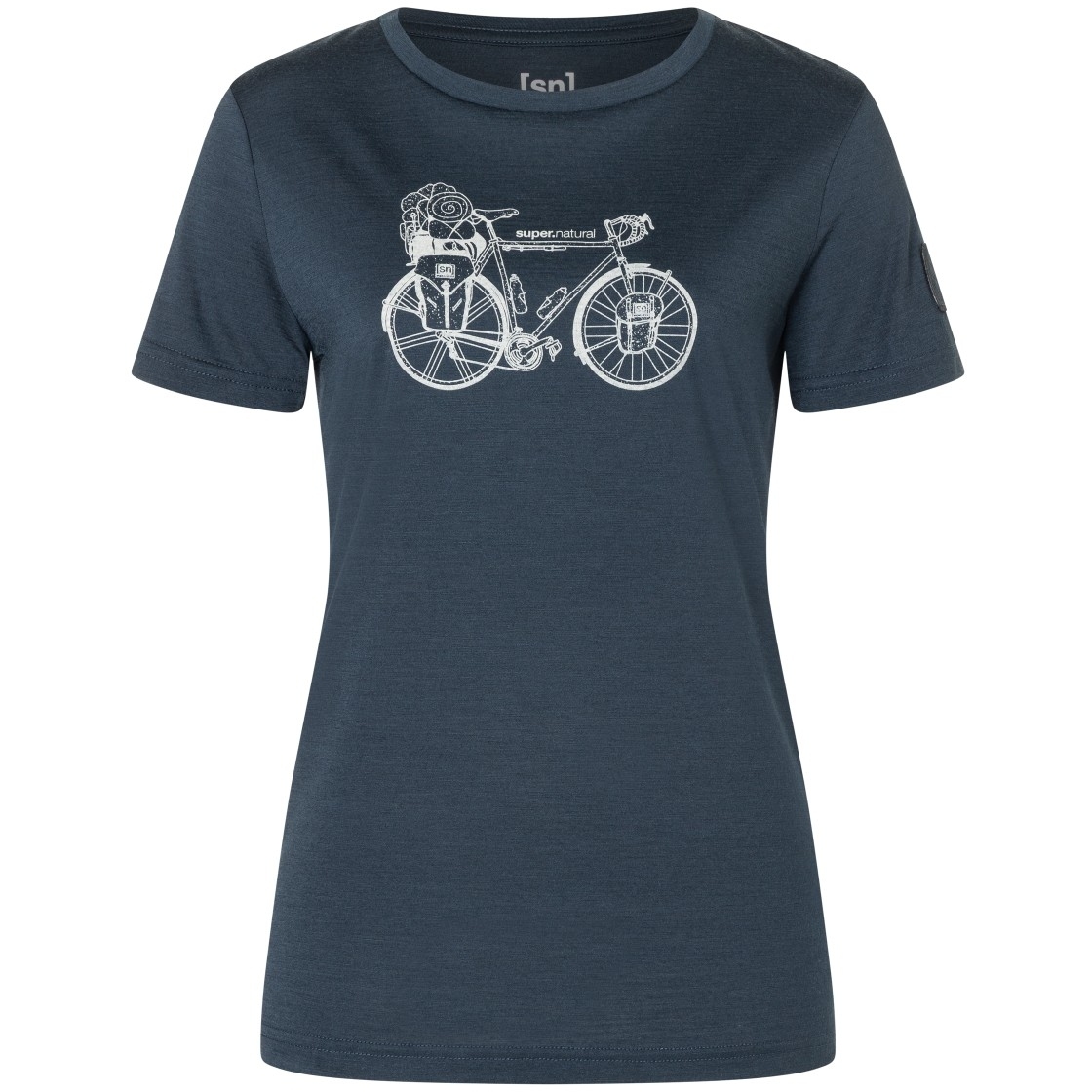 SUPER.NATURAL Wander Wheel BIO J TEE Women - Blueberry/Feather Grey ...