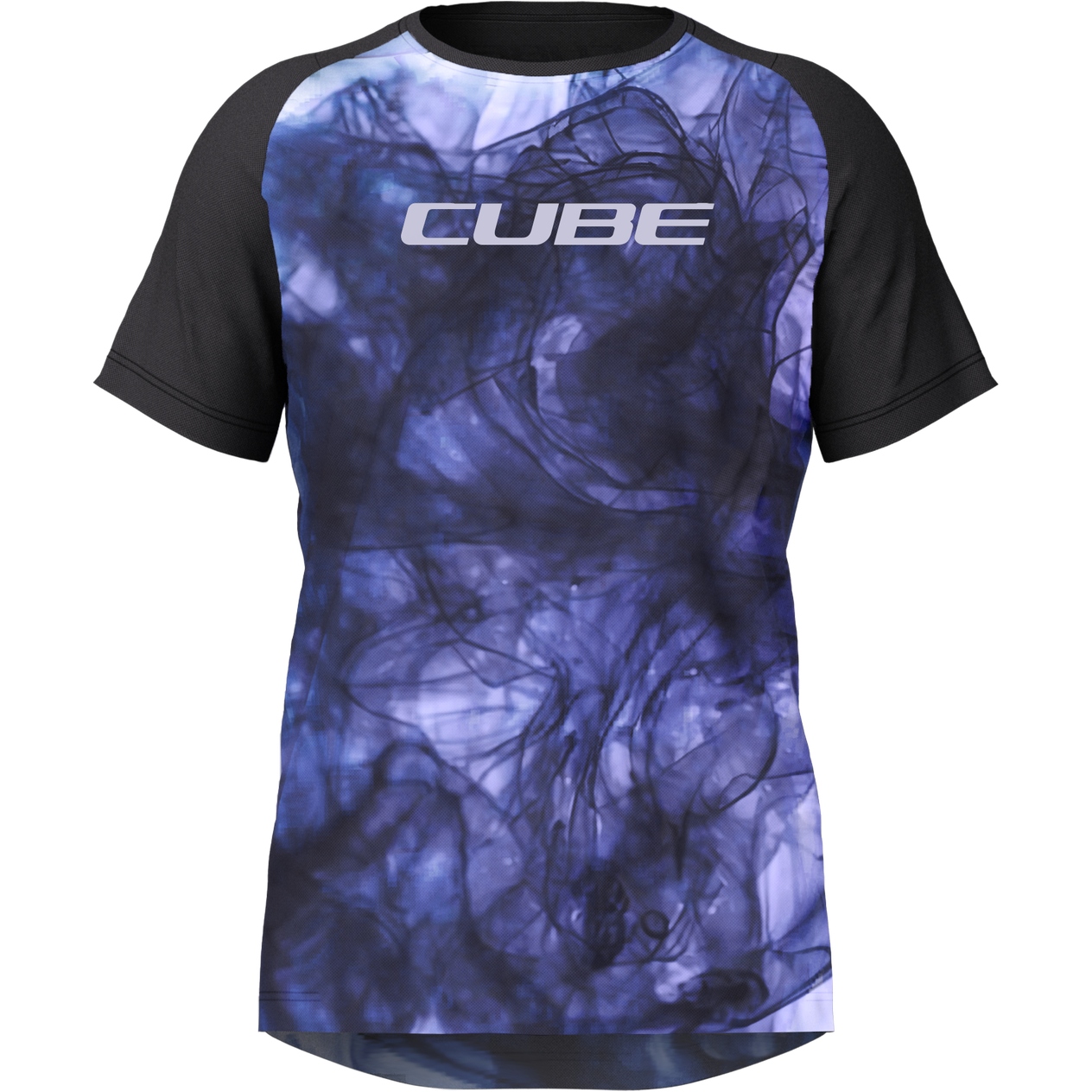 CUBE MTB Artline Short Sleeve Jersey Men - blue´n´black | BIKE24