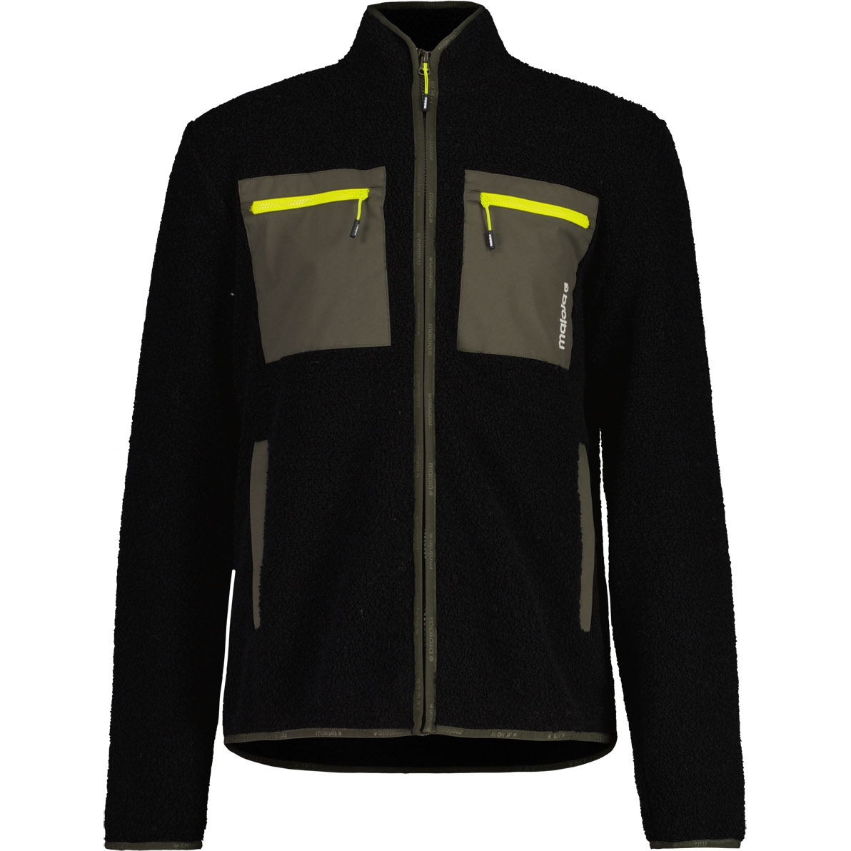 Maloja SeloM. Mountain Fleece Jacke Herren - deep black 8833 | BIKE24