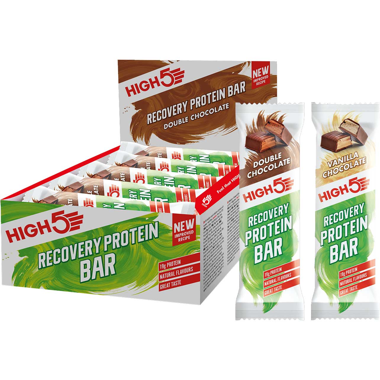 High5 Recovery Protein Bar - 12x50g | BIKE24