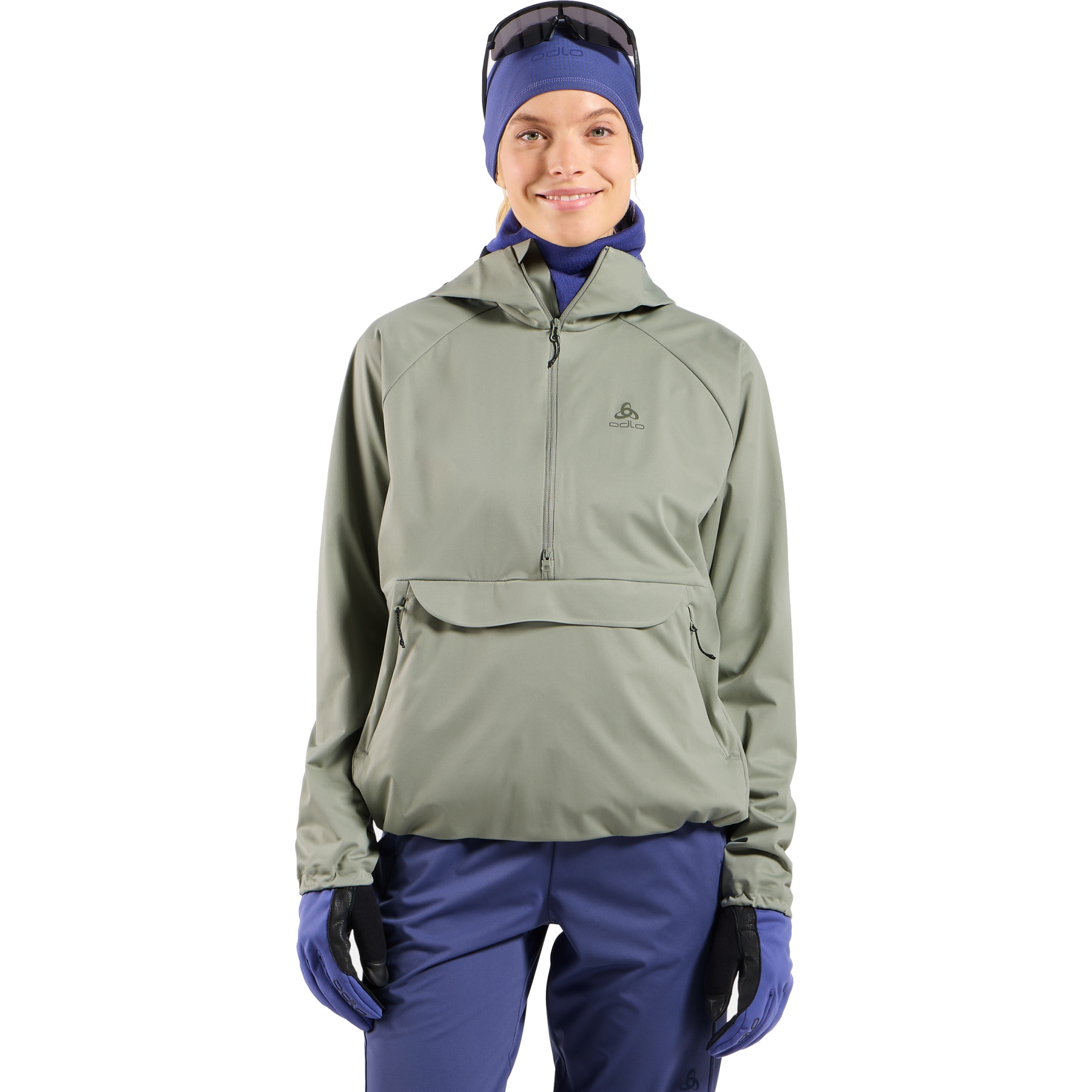 Odlo Zeroweight Pro Warm Windproof Cross-Country Anorak Women - shadow ...