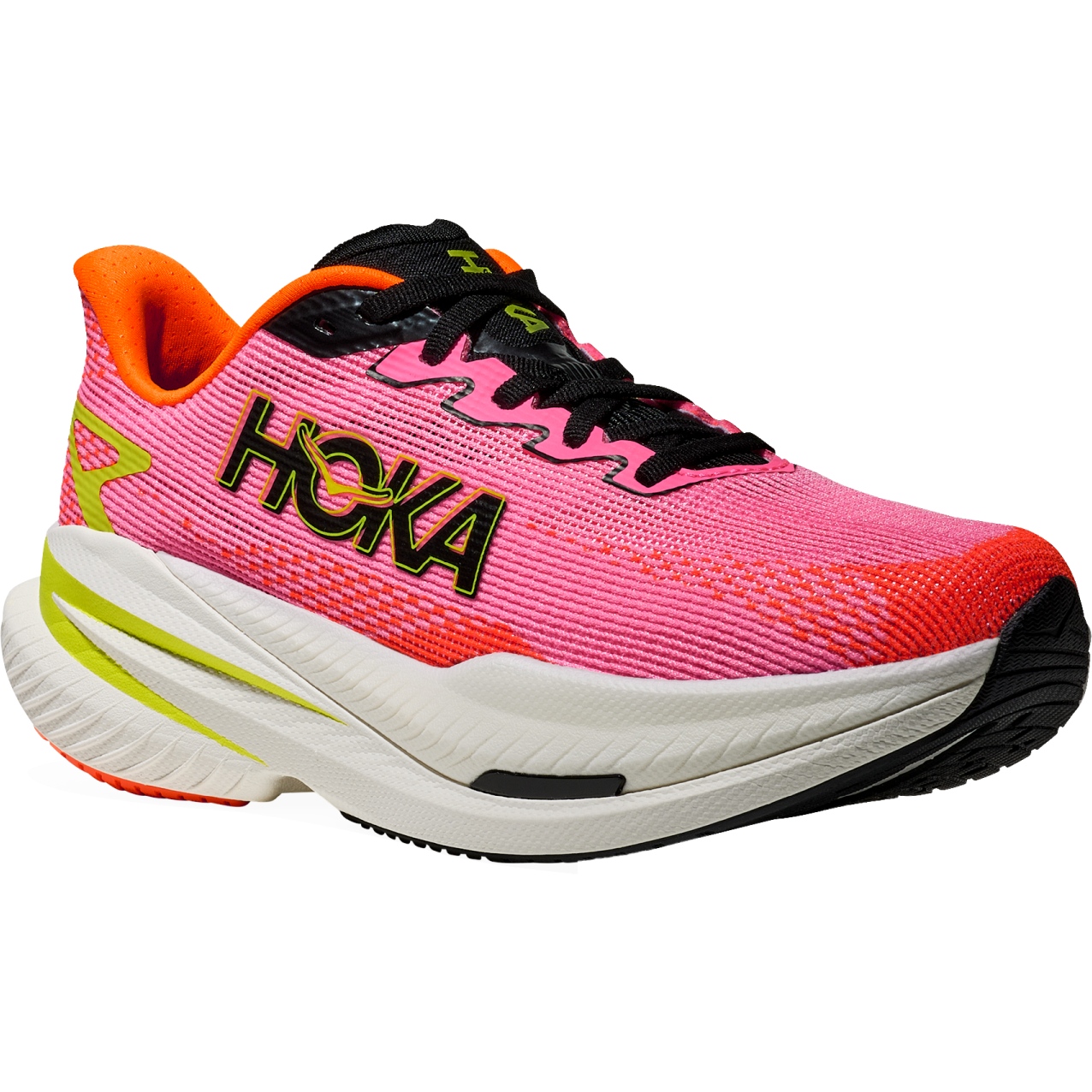 Hoka Chaussures Running Femme - Mach X 3 - neon rose / neon tangerine ...