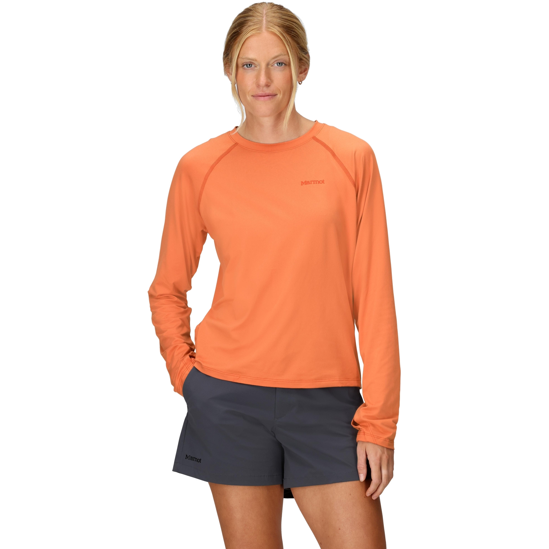 Marmot T-Shirt Manches Longues Femme - Windridge - pomelo - BIKE24