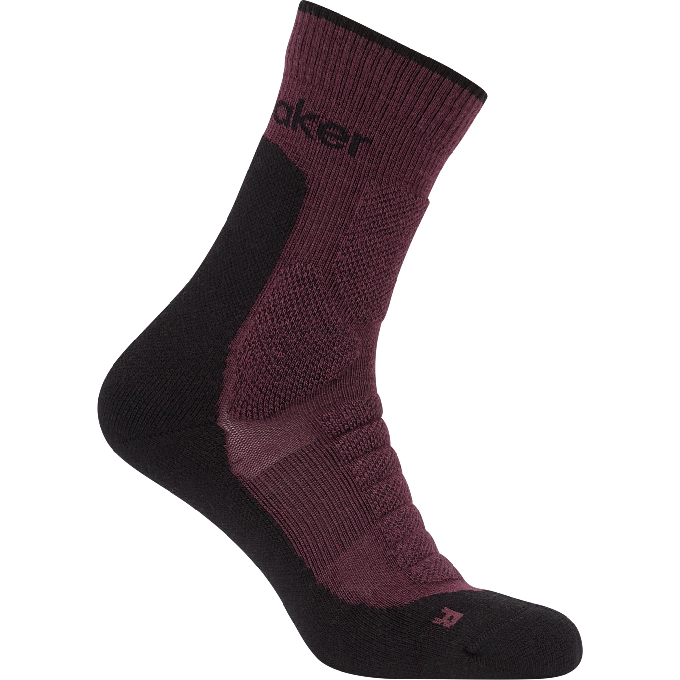 Icebreaker Merino Hike+ Heavy Crew Socks Men - Java/Black | BIKE24