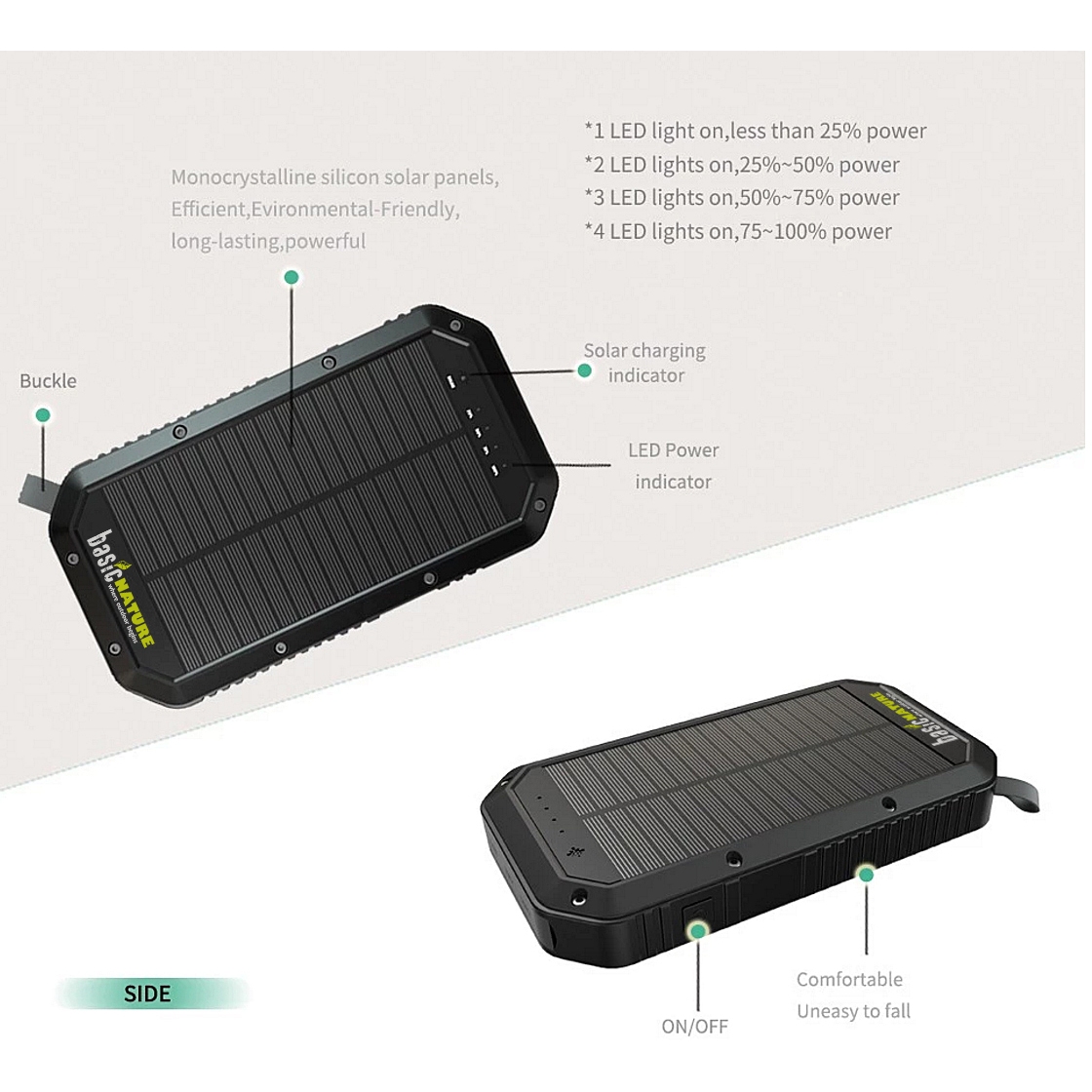Nature Power Solar Power Pack Nature Power 800 Watt Crystalline Off