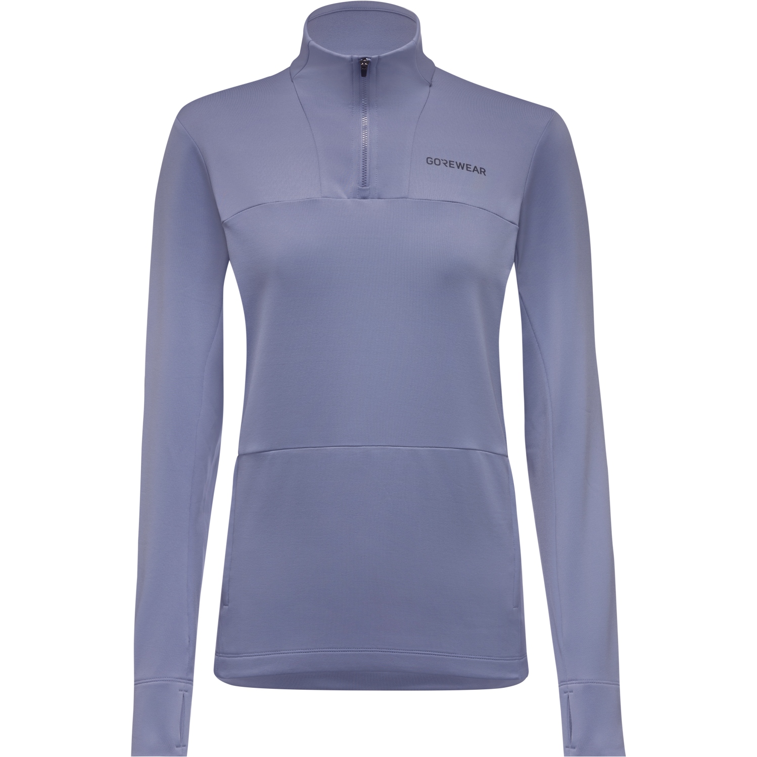 GOREWEAR Training Thermo 1/4-Zip Midlayer Damen - amethyst grey DF00 ...