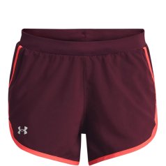 Under Armour UA Fly By 2.0 Shorts Women Dark Maroon Beta BIKE24