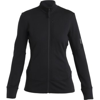 Icebreaker Merino 260 Quantum IV Long Sleeve Zip Jacket Women - Black | BIKE24