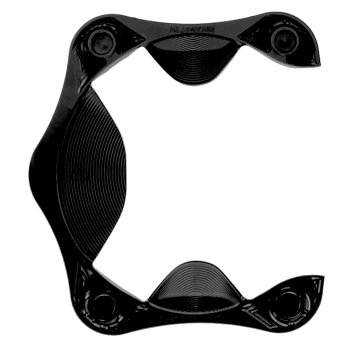 Alugear AERO Chainring Cover - for Shimano 105 FC-R7100 Cranks | 12 ...