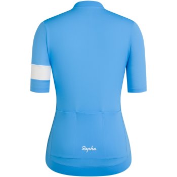 Rapha Core Lightweight Short Sleeve Jersey Women - all aboard/white alyssum