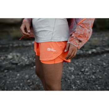 Jack Wolfskin Prelight Wind Jacket Women - GRID CAMO digital orange ...