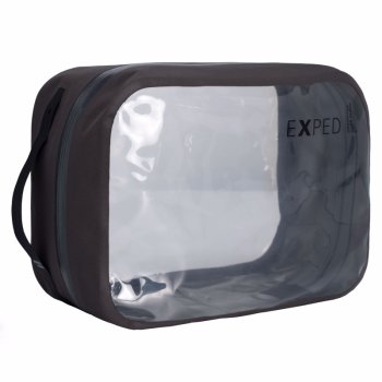 Exped Organizer Cube Clear Koffertas - 6 L - charcoal | BIKE24