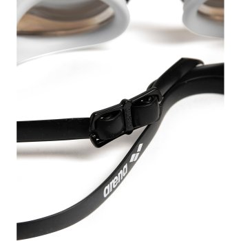 arena Python Mirror Swimming Goggles - White/Black | BIKE24