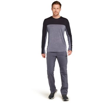 Icebreaker Merino 125 Cool-Lite™ Sphere Long Sleeve Tee Colour Block ...