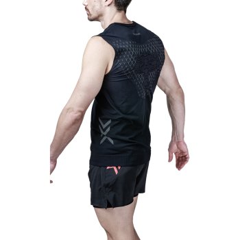 X-Bionic Twyce Run Singlet Men - black/charcoal | BIKE24