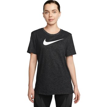 Nike Dri-FIT Swoosh Tee Women - black/white FD2884-010 | BIKE24