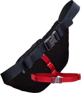 Nathan Sports Run Sling 2L Running Backpack - Black/Ribbon Red | BIKE24
