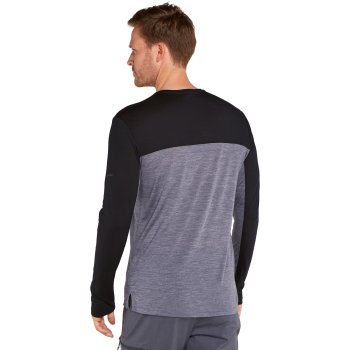 Icebreaker Merino 125 Cool-Lite™ Sphere Long Sleeve Tee Colour Block ...