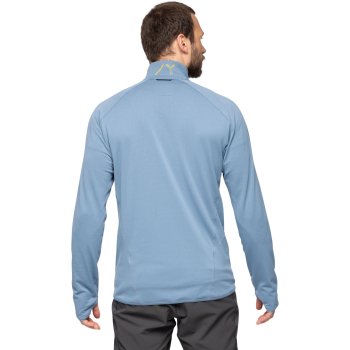 Bergans Y LightLine Essence Midlayer Jacket Men - elemental blue/dark ...