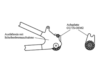 Rohloff OEM2 Axle Plate | BIKE24