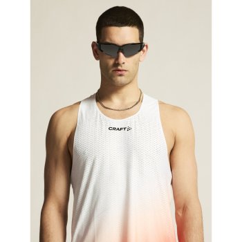 CRAFT Race Day Singlet Men - White/Multi | BIKE24