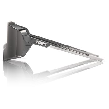 100% Korbin Glasses - Gloss Black Chrome - HiPER Silver Chrome Mirror ...