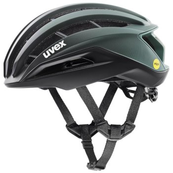 Uvex surge aero MIPS Bike Helmet - black-sage green matt | BIKE24