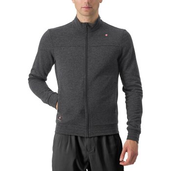 Castelli Vigorelli Track Jacket Men - dark grey 030 | BIKE24