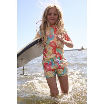 Reima Joonia Swim Shirt Junior - misty red 324A | BIKE24