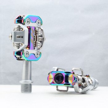 HT M2 Leopard-M Clipless Pedals - oil slick | BIKE24