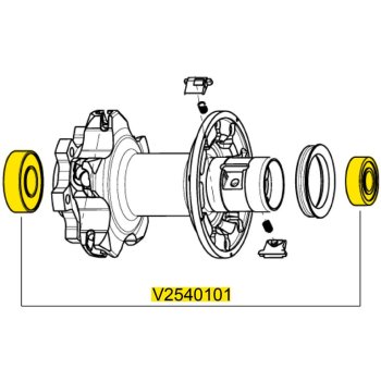 Mavic Rear Wheel Hub Bearing ID360 small - V2560101 | BIKE24