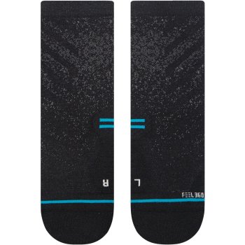 Stance Run Light Quarter Sokken Unisex - zwart | BIKE24