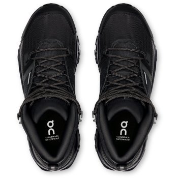 On Cloudrock Mid Waterproof Dames Wandelboots - Zwart | Zwart | BIKE24