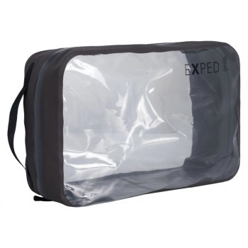 Exped Organizer Cube Clear Koffertas - 12 L - charcoal | BIKE24